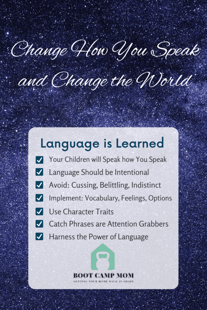 Parenting With a Focus on Language - Boot Camp Mom